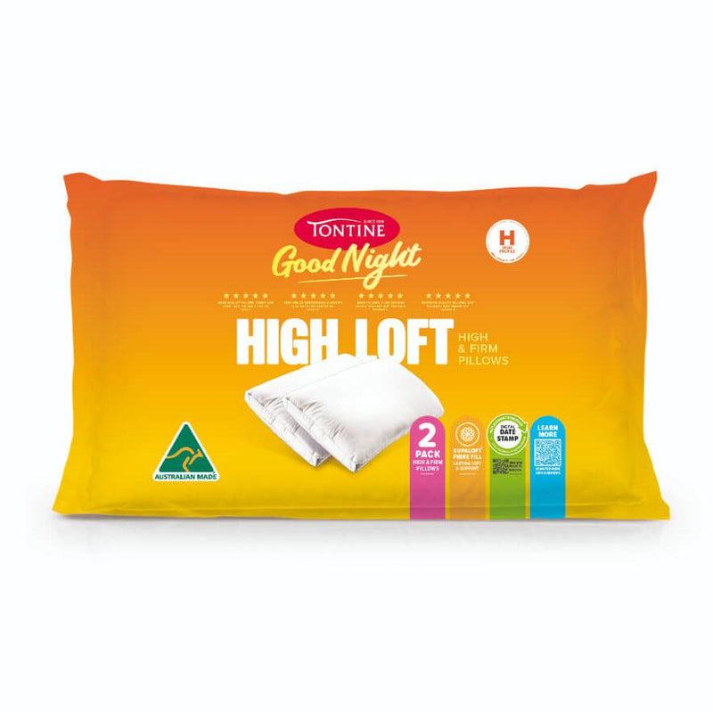 Good Night Hi-Loft Firm Pillow - 2 Pack - Tontine