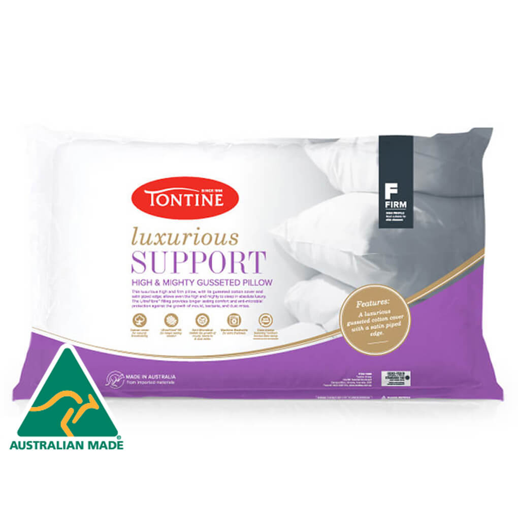 Luxurious Support Pillow - High & Firm - Tontine
