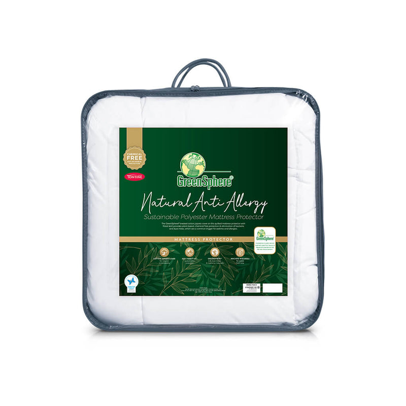 GreenSphere® Natural Anti Allergy Mattress Protector - Tontine